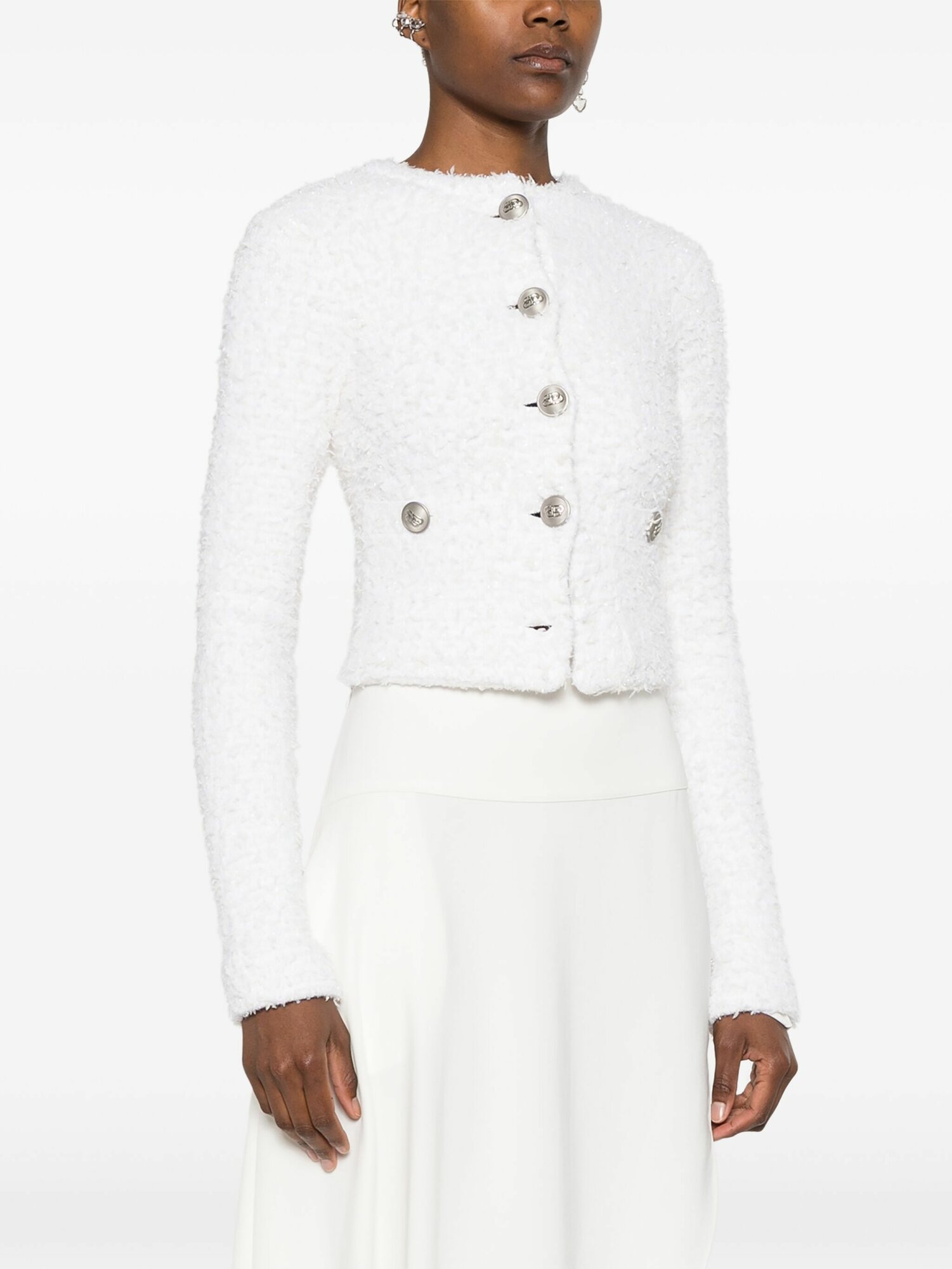 Куртка BALENCIAGA, размер 36, white — фото 1
