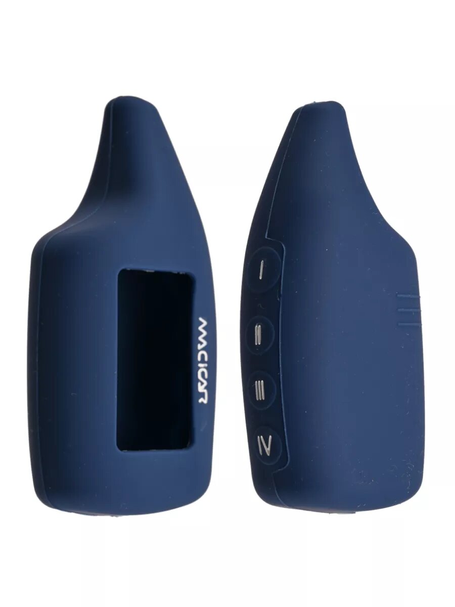 Чехол EJC Magicar 5/6, для брелока автосигнализации, силикон, синий