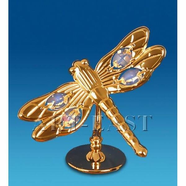 Фигурка Стрекоза бол. A4928 Crystal Temptations, Металл, кристалл