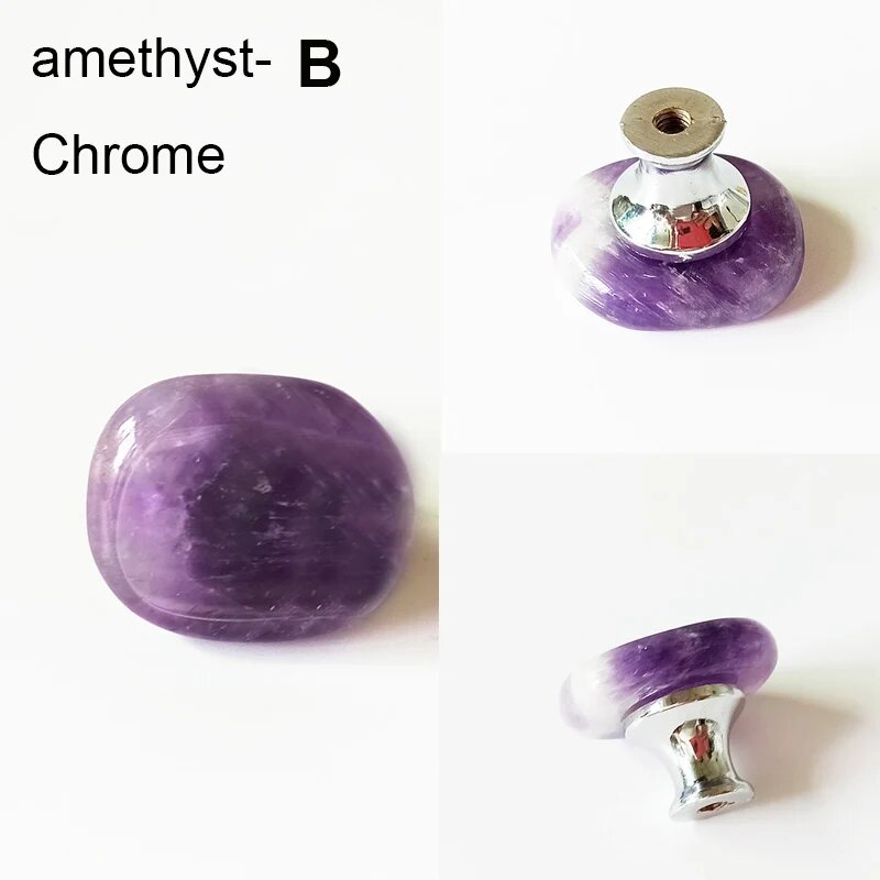 Ручка для шкафа из агата Amethyst B