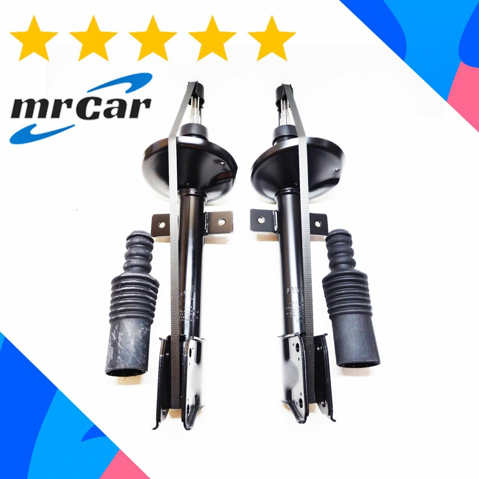 Амортизаторы задние 2шт Duster, Kaptur, Terrano 4wd + комплект пыльники и отбойники