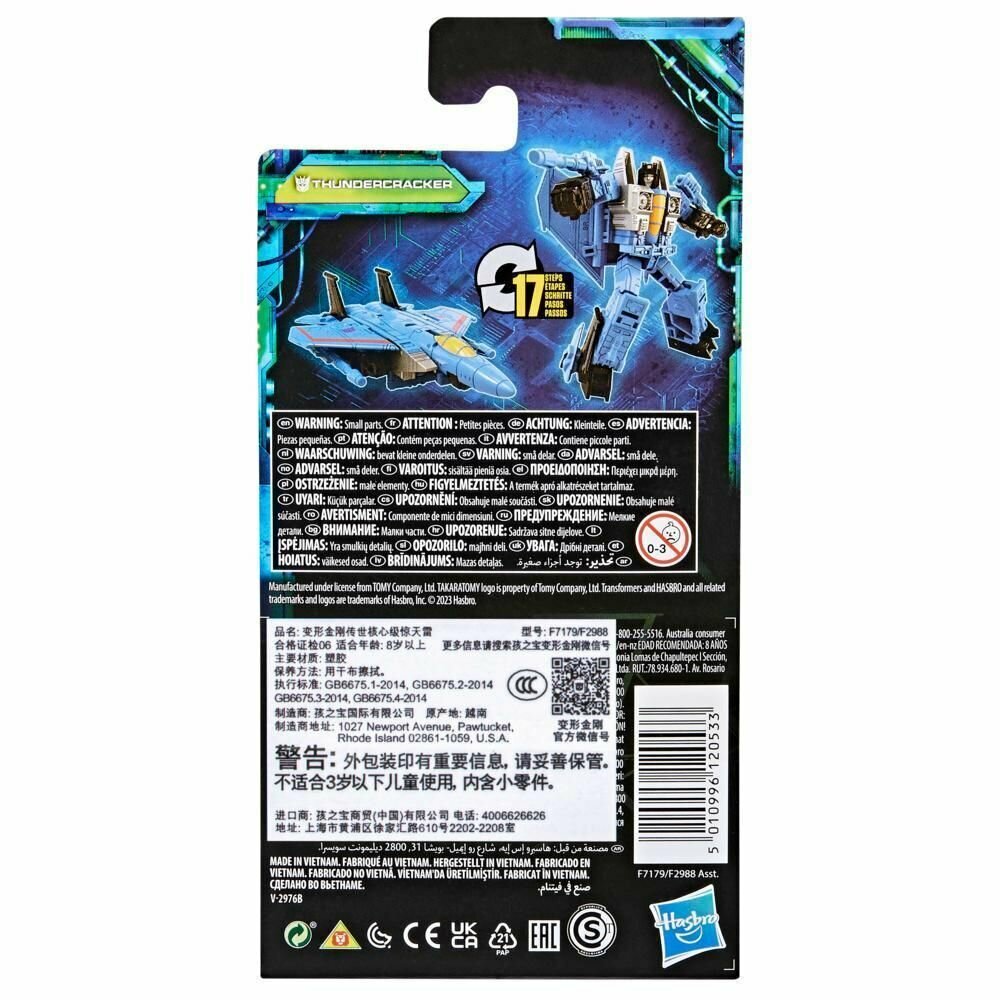 Трансформеры игрушки Hasbro Transformers Legacy Evolution Core Class Thundercracker (8.9cm) F7179 — фото 1