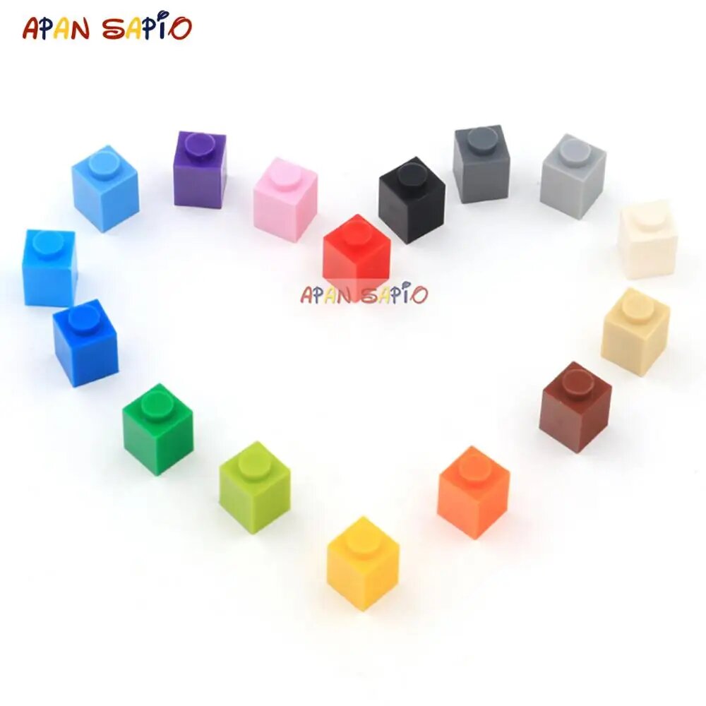 Строительные блоки APAN SAPIO, Mixed color, 200шт
