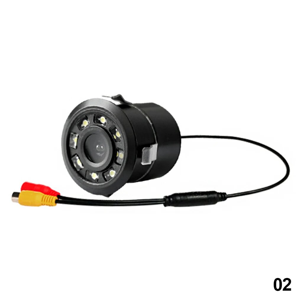 Автоматический резервный монитор, универсальная автомобильная камера заднего вида, широкоугольная парковка заднего вида со светодиодом или без него