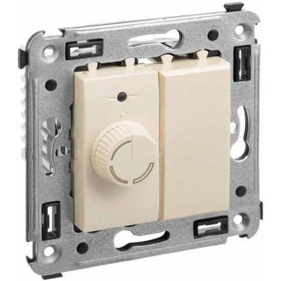 Диммер поворотный Dkc СП "Avanti" "Ванильная дымка", 4405133