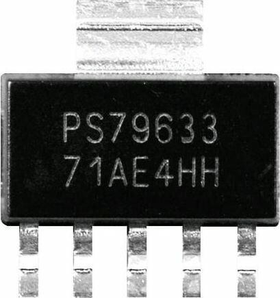 Микросхема TEXAS INSTRUMENTS TPS79633DCQ стабилизатор напряжения LDO 3,3В 1A SOT223-6, 1 шт