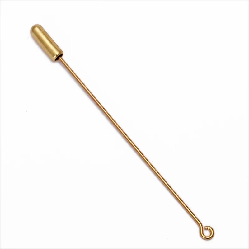 Иглы для брошей ACTBOBO, медные, 50/70 мм 50mm, gold(hole)