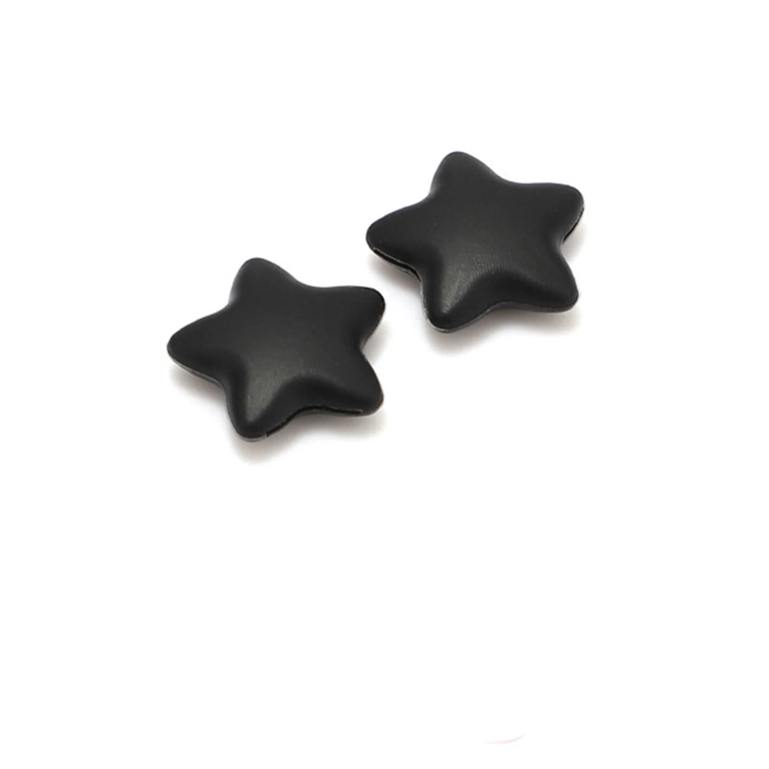 Черные силиконовые заушники для очков Star Black 2 шт.