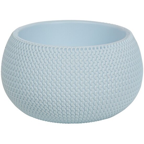 Кашпо для цветов Prosperplast SPLOFY BOWL DKSP370-656U голубой 2 предмета 9л