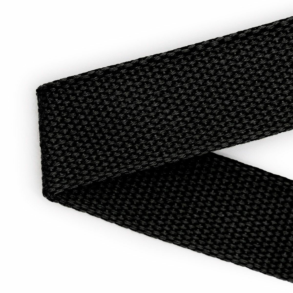 4130 Стропа ременная х/б 28 гр/м (49% х/б, 28% п/э, 23% пп), 30мм*25м, черный