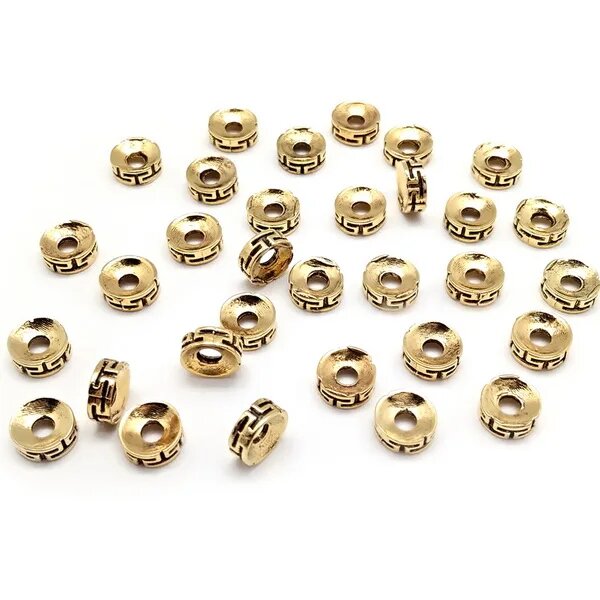 Бусины металлические Gold 30 шт
