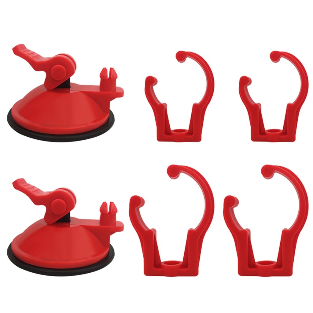 Аксессуары для крепления лампы к аквариуму на присоске-красный