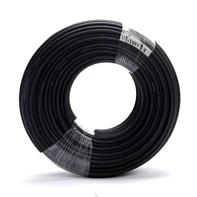 Черный кабель солнечный 10 AWG, 6mm², 10 метров