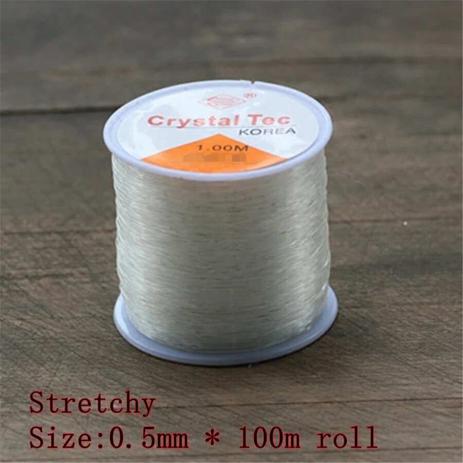 Эластичный шнур Crystal Tec, 0.5mm, 100m, Clear