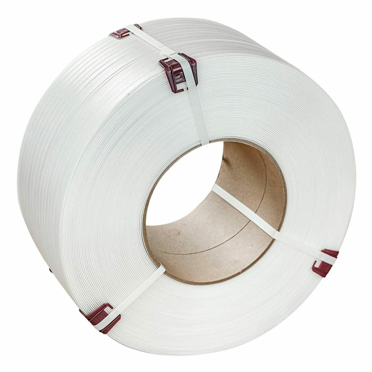 Стреппинг-лента полипропиленовая белая, 12мм х 0,8мм, длина 2000м (609090)