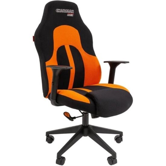 Кресло геймерское Chairman game 11 Россия ткань черн./оранжевый