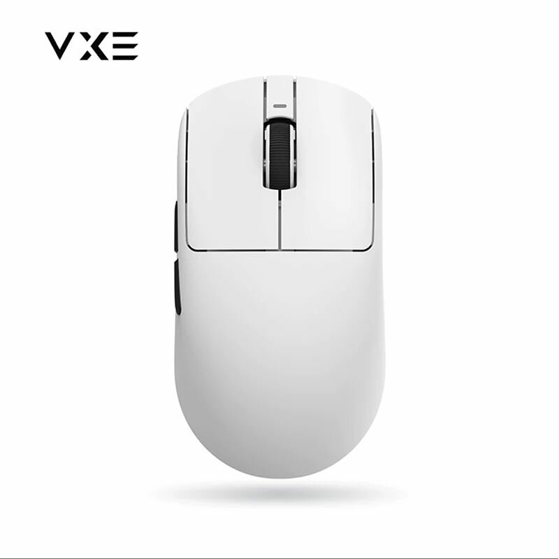 VXE Игровая мышь беспроводная DragonFly R1 SE+, PAW3395, белое