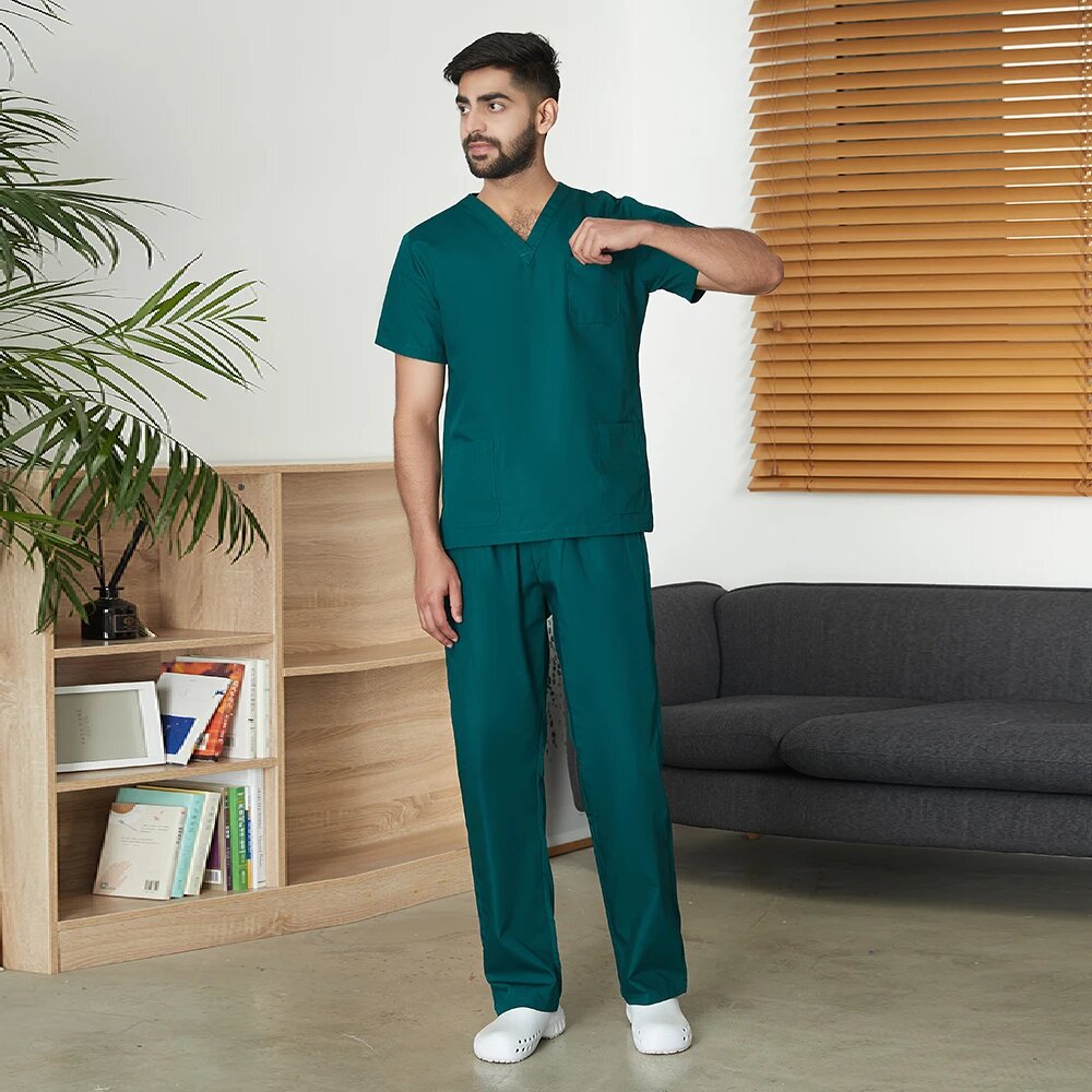 Комплект медицинской формы VIAOLI Темно-зеленый, L, green