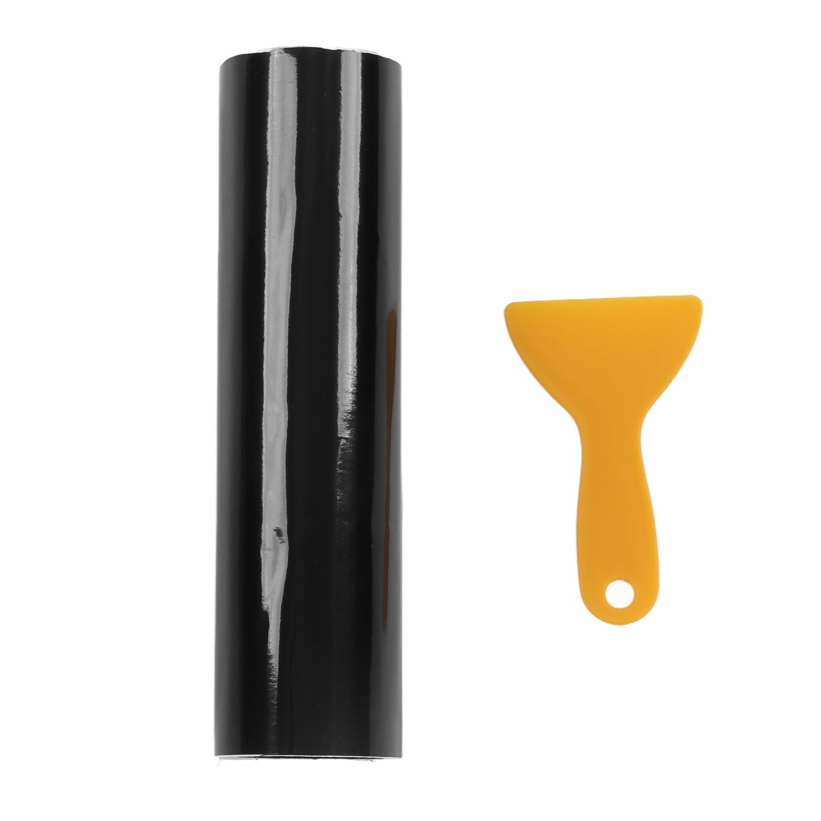 Глянцевая черная полоска солнцезащитного крема