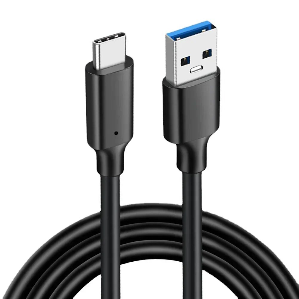 Кабель USB3.2 10 Гбит/с USB Type A — USB C 3.1/3.2 Gen2 Кабель для передачи данных USB C SSD Кабель для жесткого диска Быстрая зарядка 3A 60 Вт QC 3.0 1M