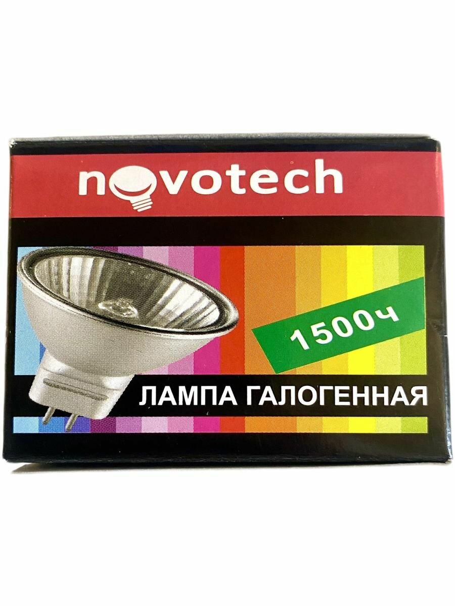 Лампочка Novotech 456030, галогенная, рефлекторная GU5.3, 35Вт, MR16, 36°, 2шт