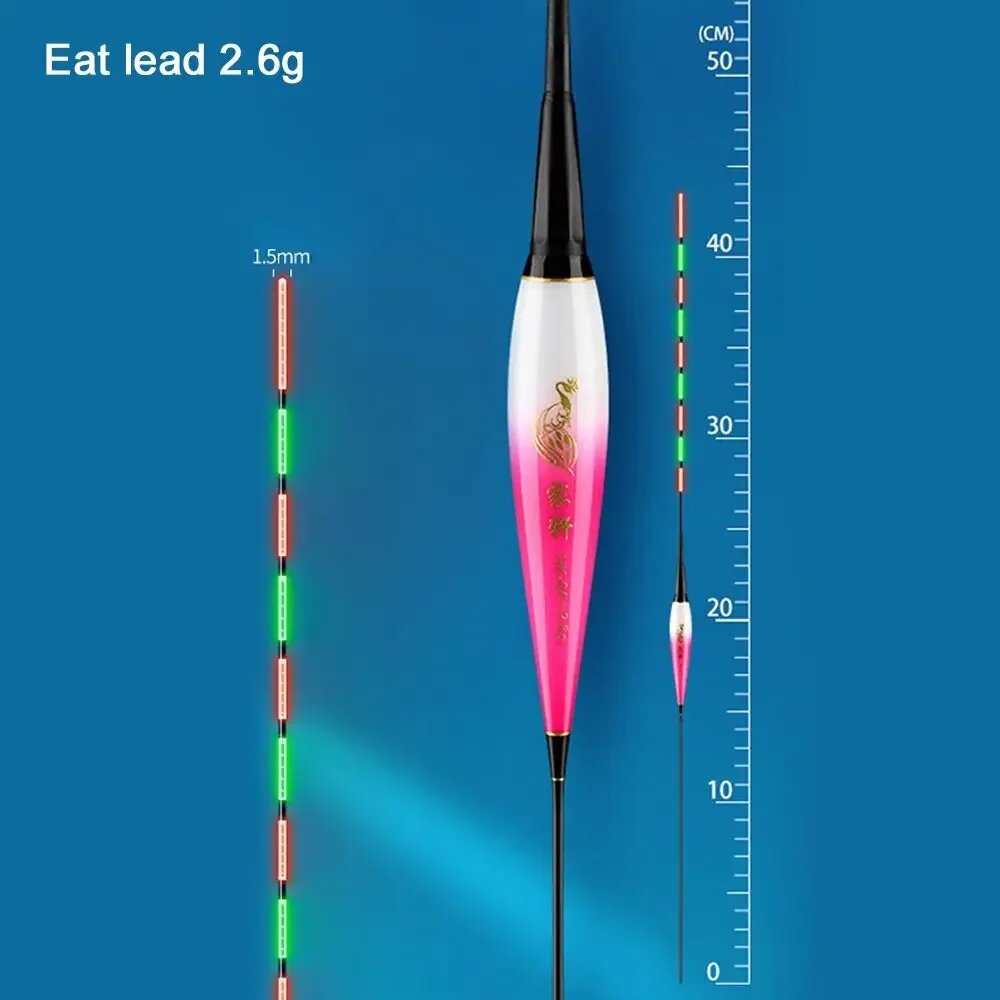Розовый поплавок для рыбалки eat lead 2.6g