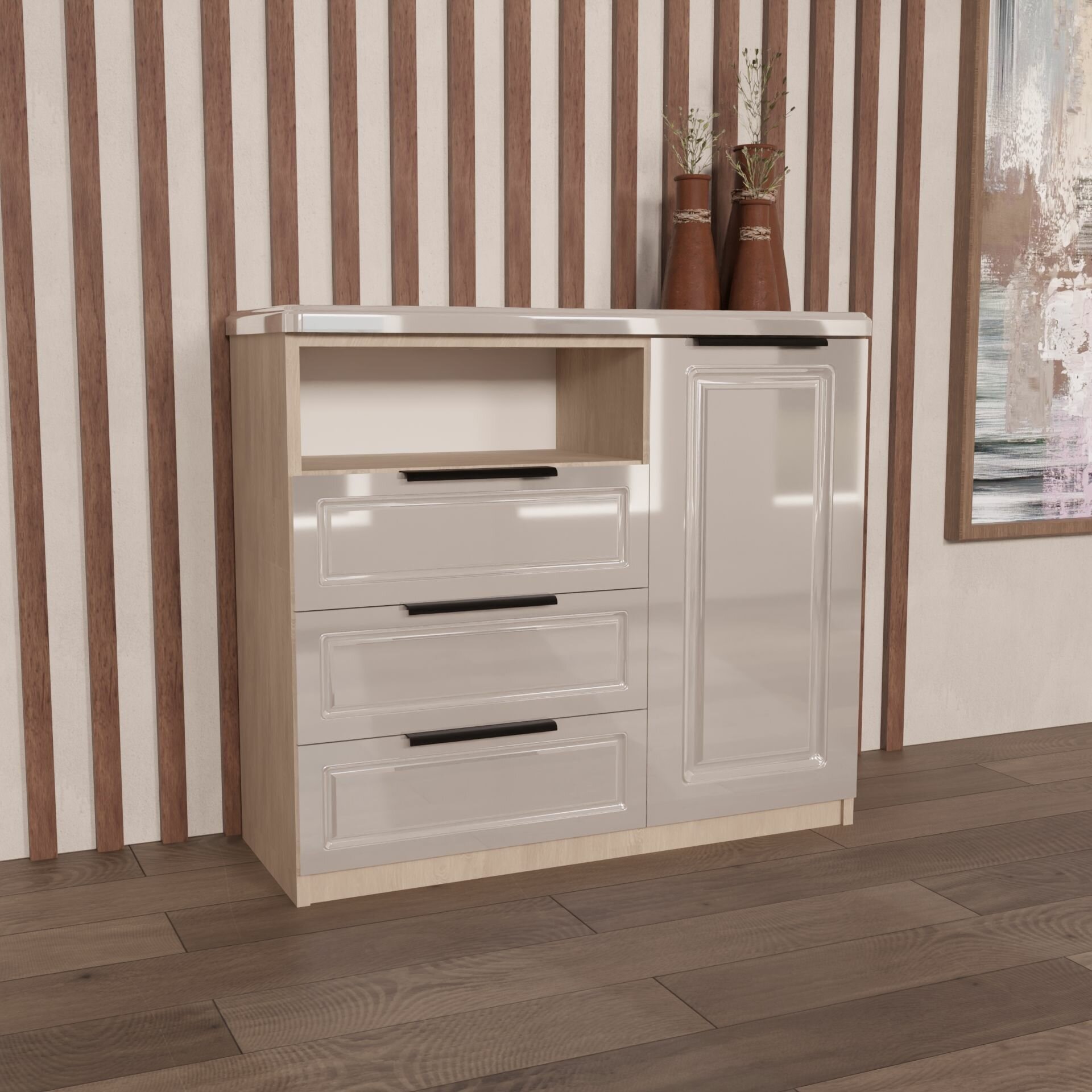 Комод 1000 Катерина профильные ручки