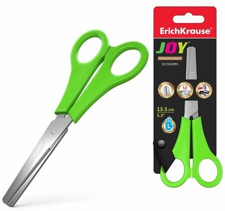 Ножницы детские Erich Krause для левшей, 135 мм JOY Left Hand (30790)