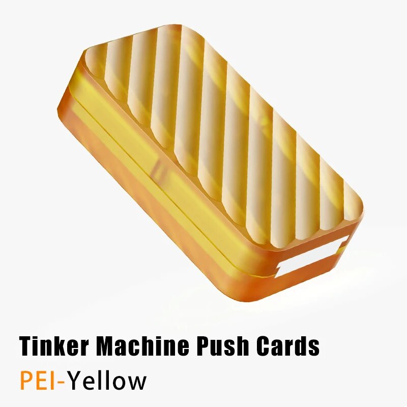 Tinker Machine Push Cards PEI-Yellow