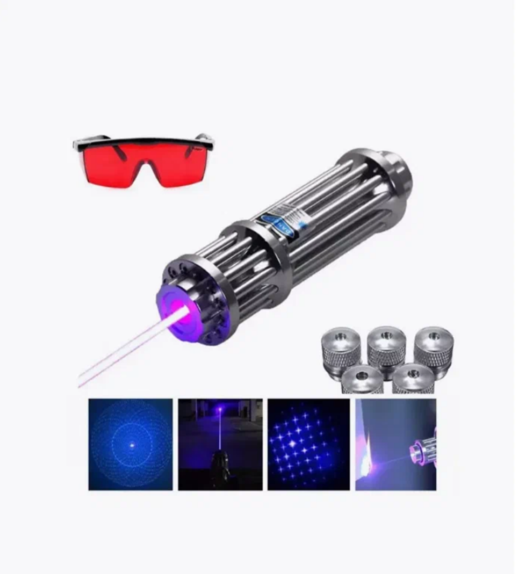 Лазерная указка DANGER Blue Laser 017-Y2, дальность 30 метров, встроенный аккумулятор