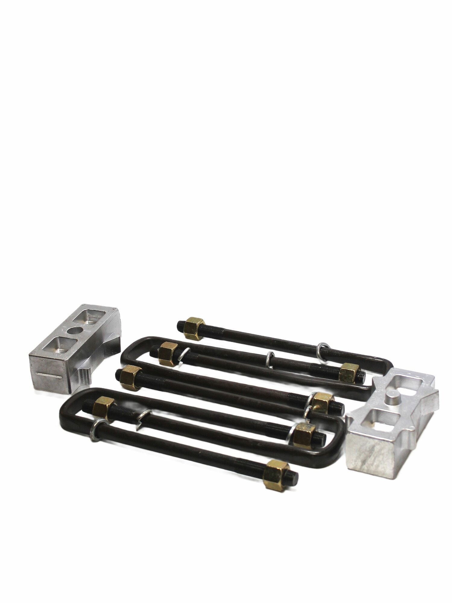 Лифтинг подвески для а/м УАЗ 452 (рессора/мост) 40 мм (установочный комплект на 1 мост) алюминий