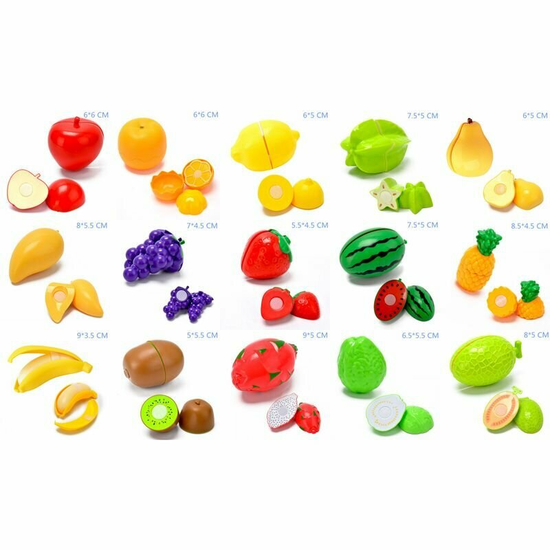 Детская кухня Игрушки для ролевых игр для мальчиков и девочек Игрушки для нарезки фруктов Игровой набор