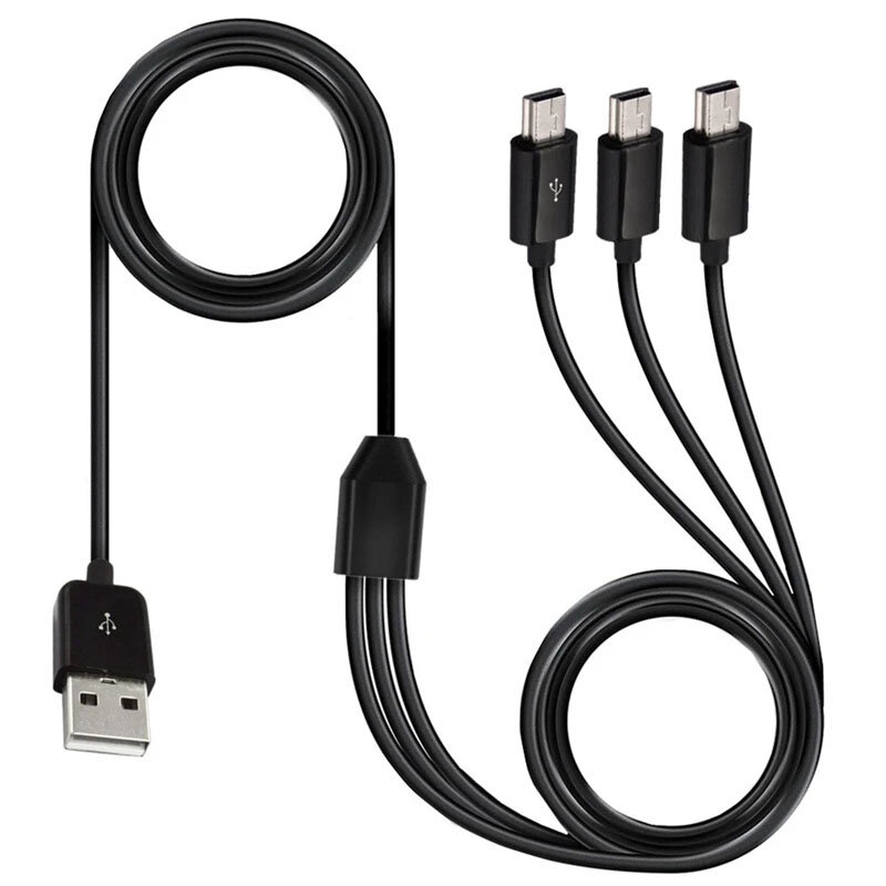 USB A Male 1 to 3 Mini USB 5pin 3 в 1 mini usb кабель для передачи данных и зарядки 1 м Mini USB Y-образный разветвительный кабель для быстрой зарядки