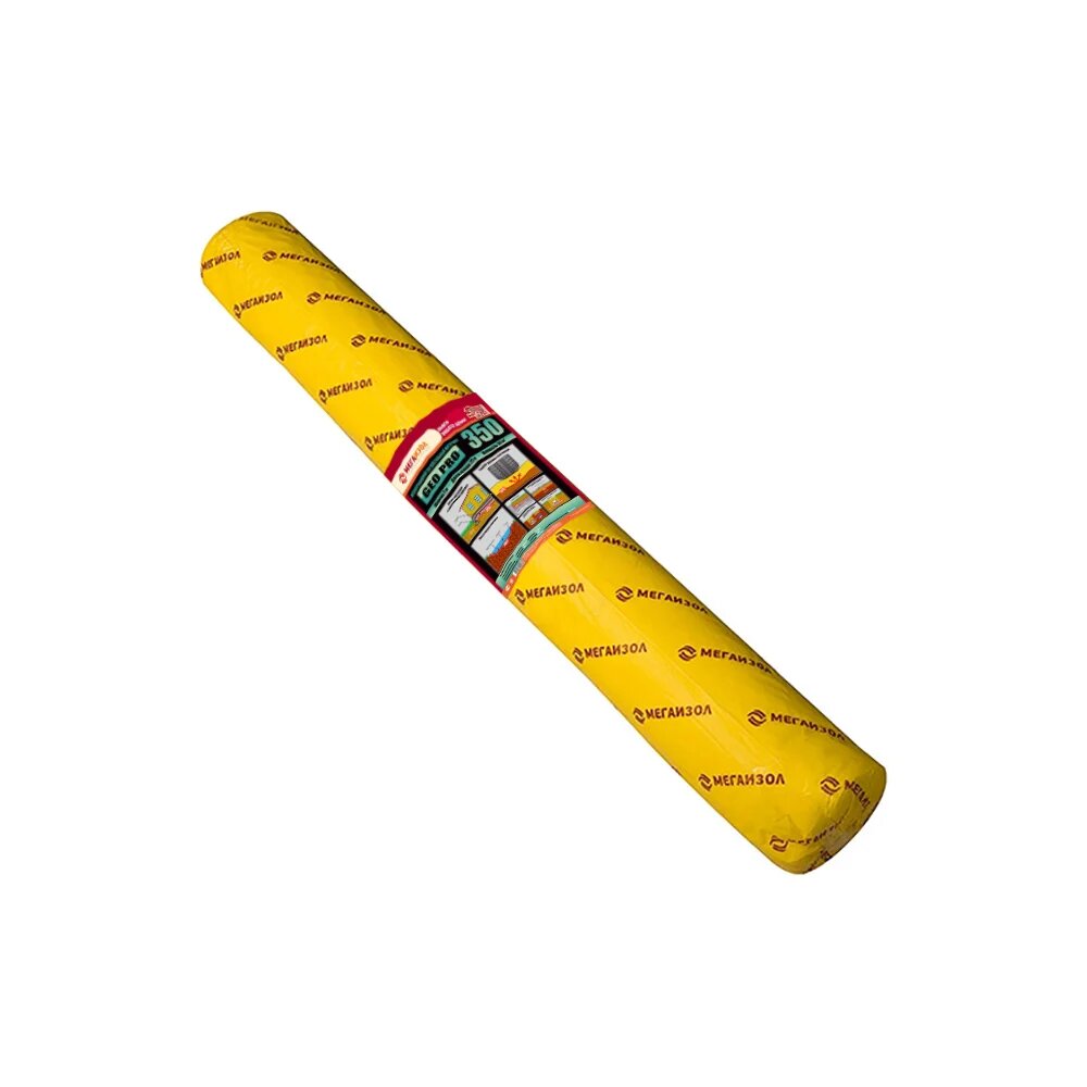 Геотекстиль Geo pro 350 50 кв. м, 2х25 м мегаизол, непрерывного полиэфирного волокна