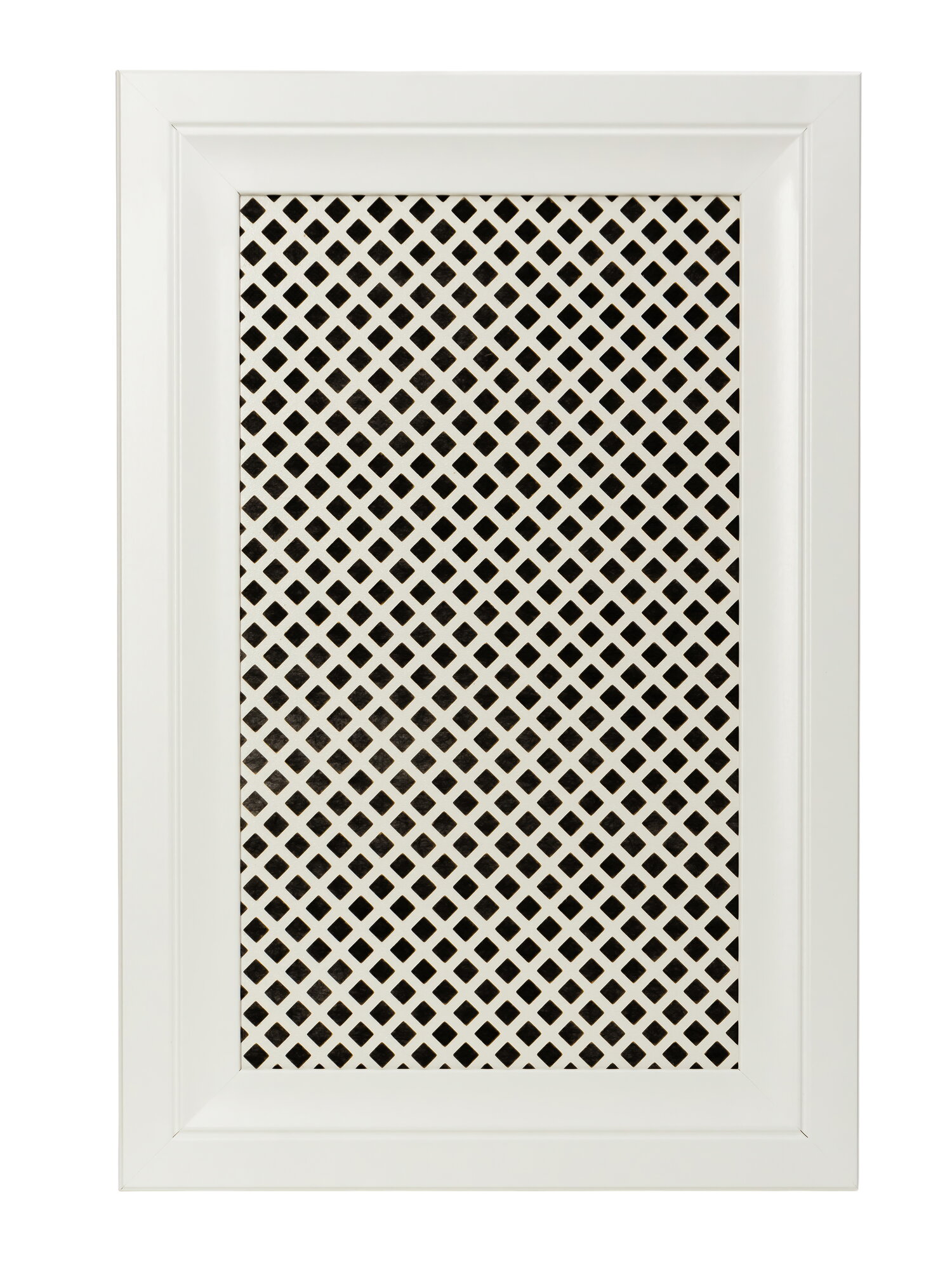 Фасад для кухни 495х355 мм ExDe с фигурным профилем Глория белый