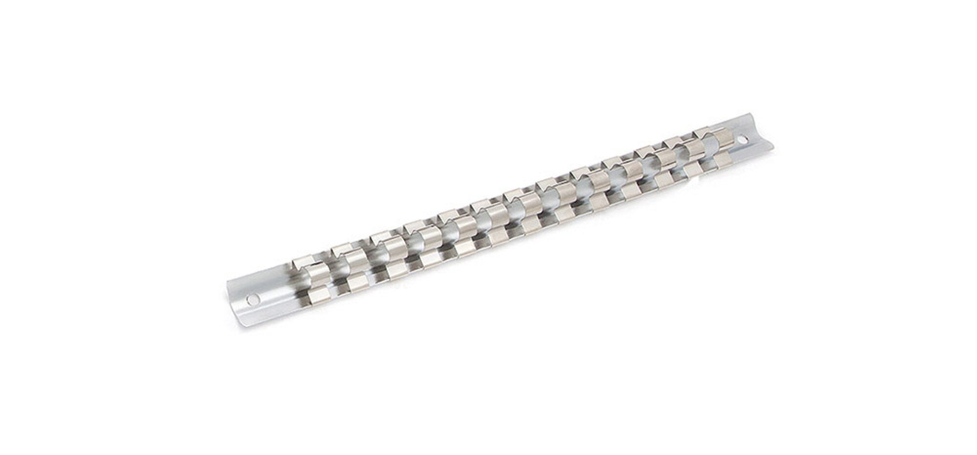 Планка для головок металлическая 1/4", 13 посадочных мест, Дело Техники, 976013