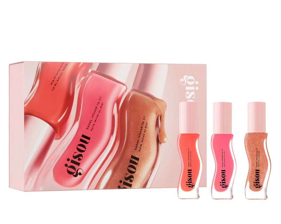Gisou Набор масел для губ The Gloss Hour