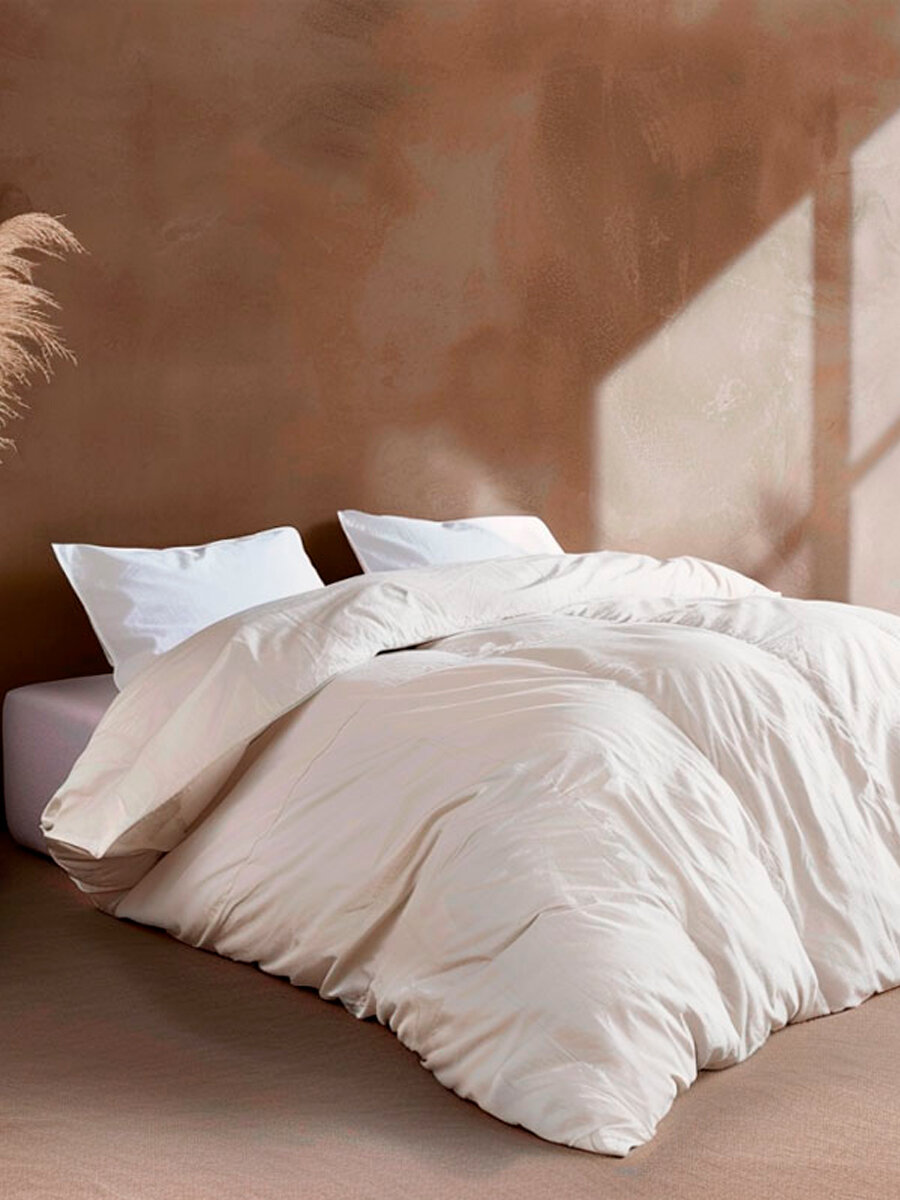 Одеяло евро 200x220см Bel-Pol Эколь из полупуха белых арктических гусей первого класса