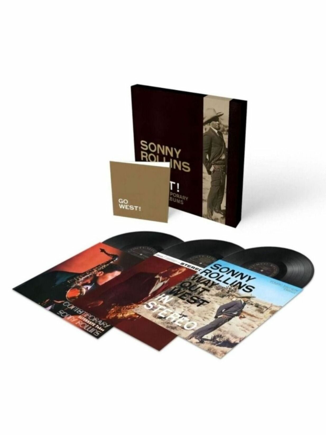 Виниловая Пластинка Sonny Rollins - Go West: The Contemporary Records Albums, 3LP Box Set Deluxe Edition,