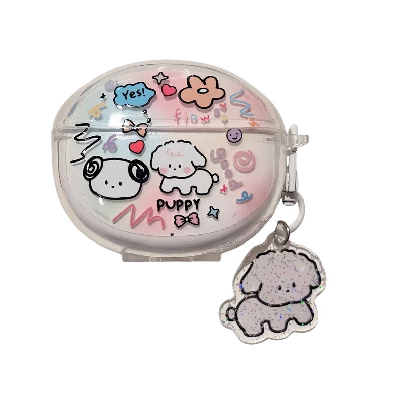 Чехол для наушников HONOR X8 PRAYSONG Earbuds X7, Puppy-WH