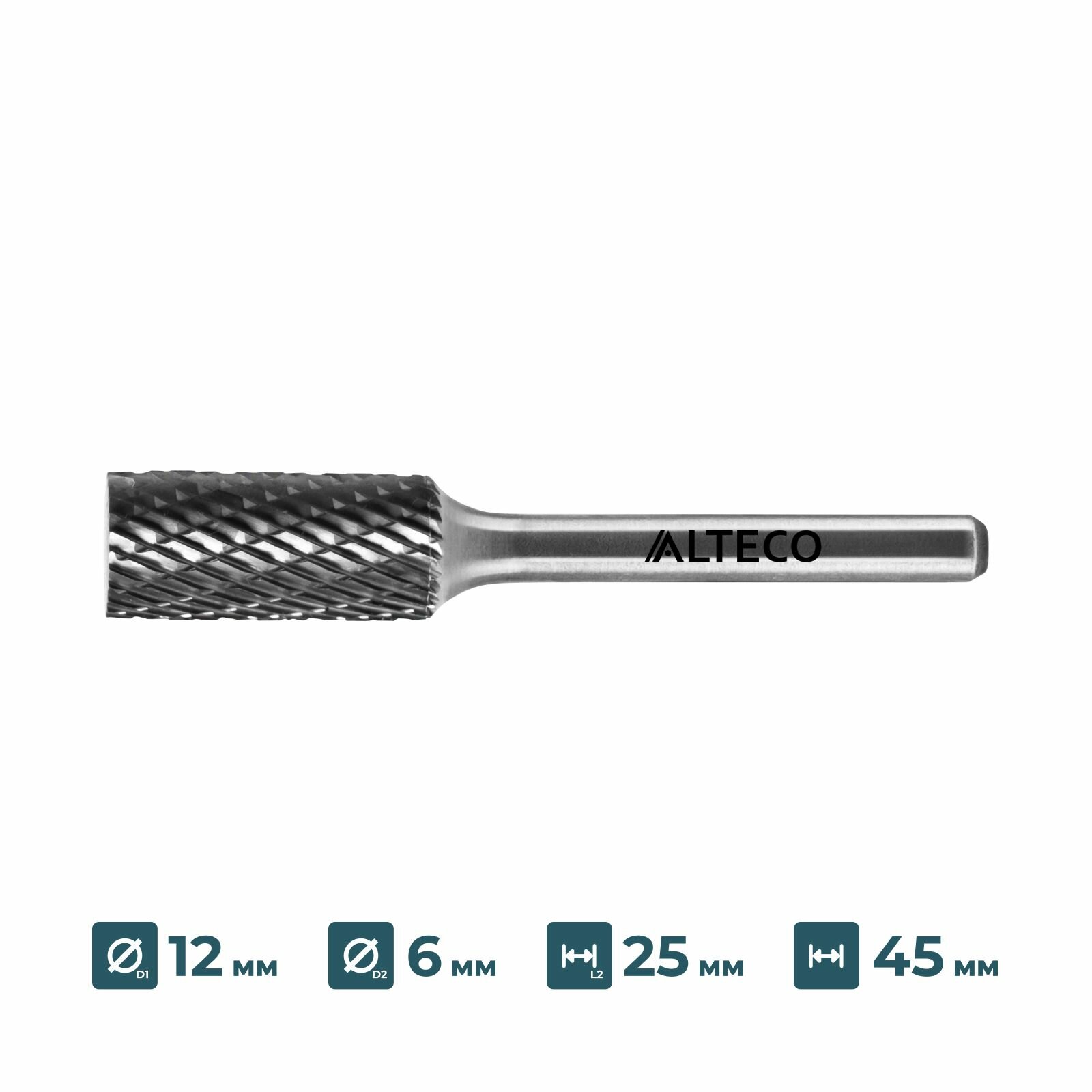 Бор-фреза по металлу ALTECO A 1225/6 MX 75634