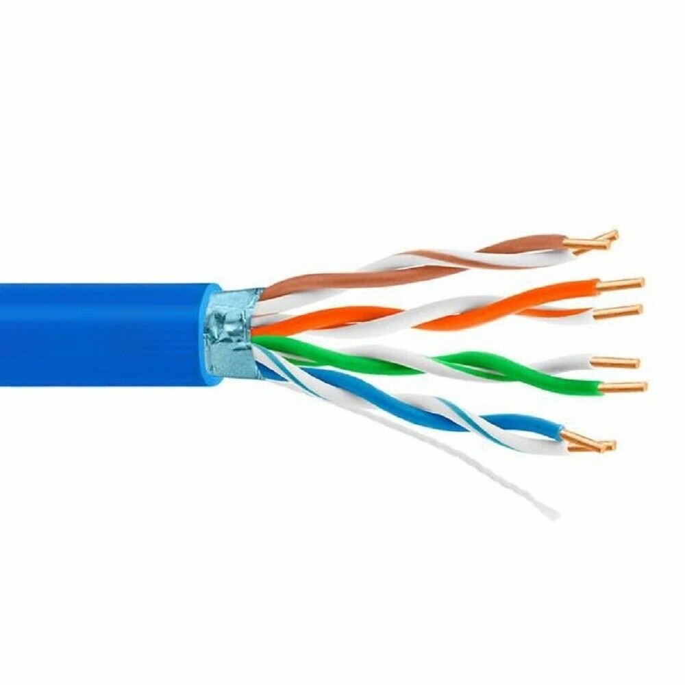 5bites FS5505-305A-BL Кабель для интернет-соединения FTP SOLID 5E 24AWG CCA PVC BLUE 305M