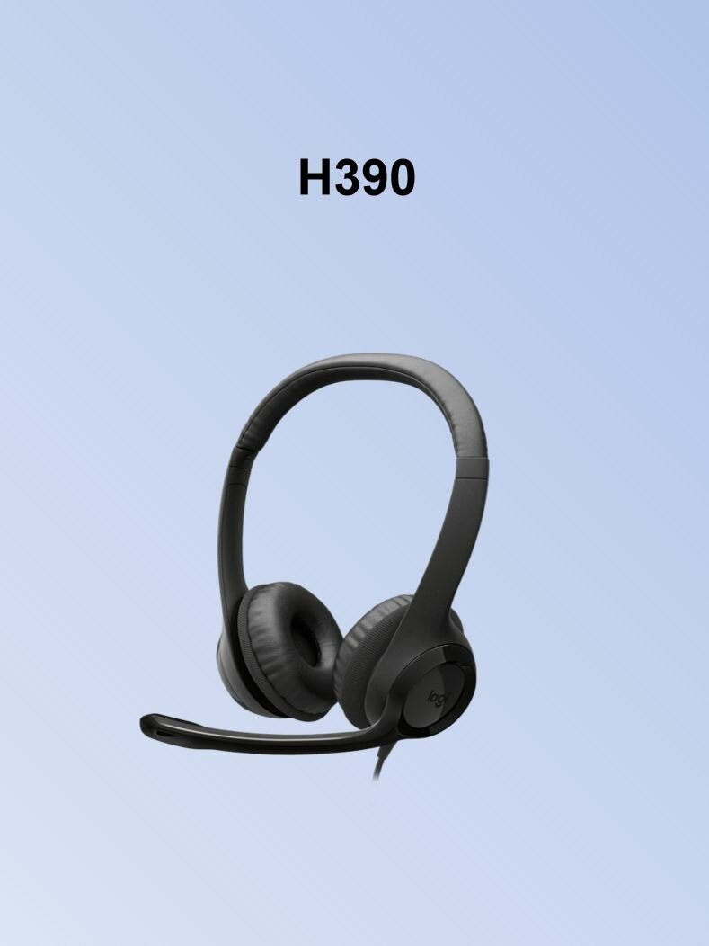 Микрофон компьютерной гарнитуры Logitech H390 USB