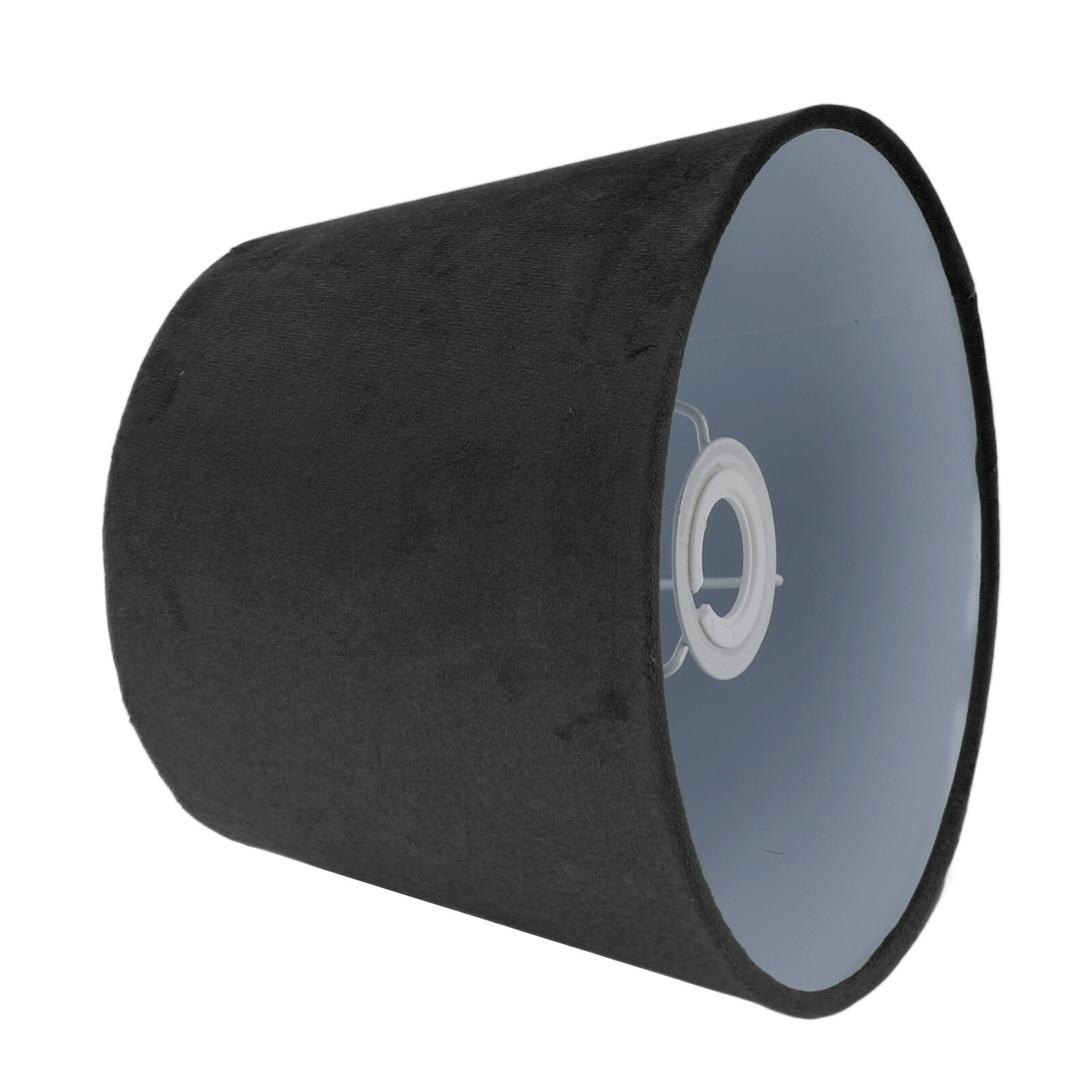 Маленький абажур из ткани для настольного напольного светильника E27 E14 двойного назначения, изготовленный вручную конический абажур черного цвета