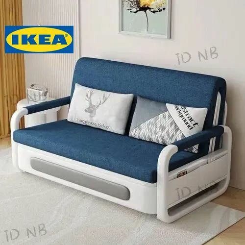 Диван-кровать, механизм Юниор, 88х90х90 см, темно-синий