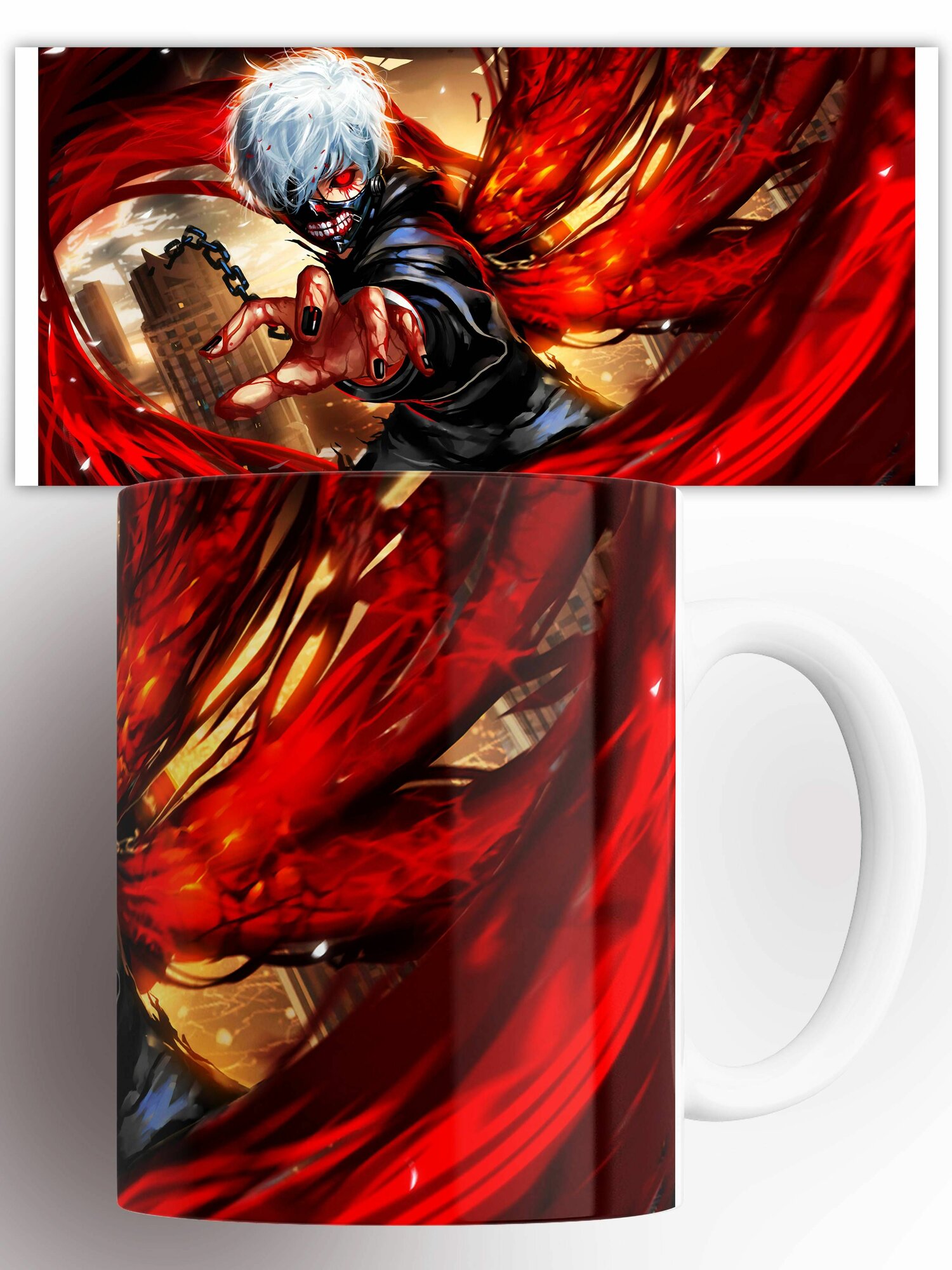 Кружка аниме Токийский Гуль 330 мл