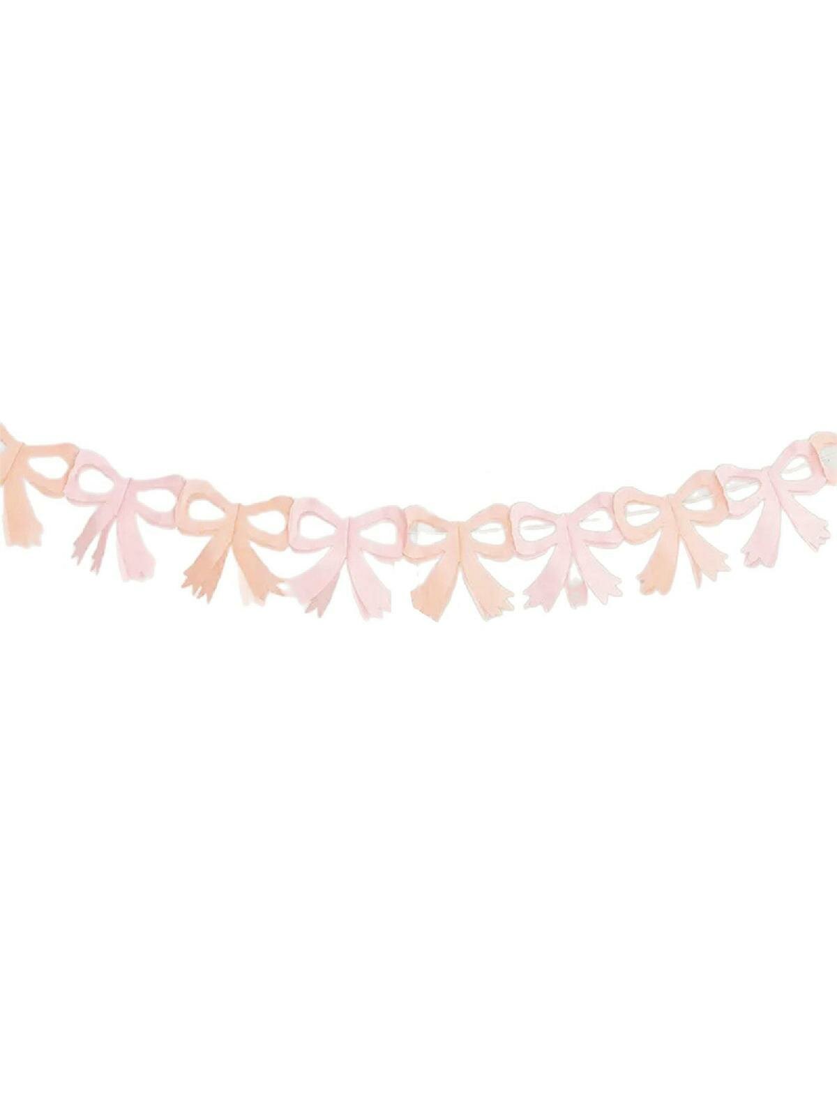 Банты-гирлянды с бумажными бабочками, банты для вечеринок, души, свадьбы