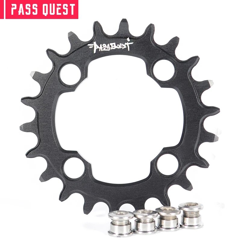 Звездочка для велосипеда PASS QUEST 64BCD 22T черная