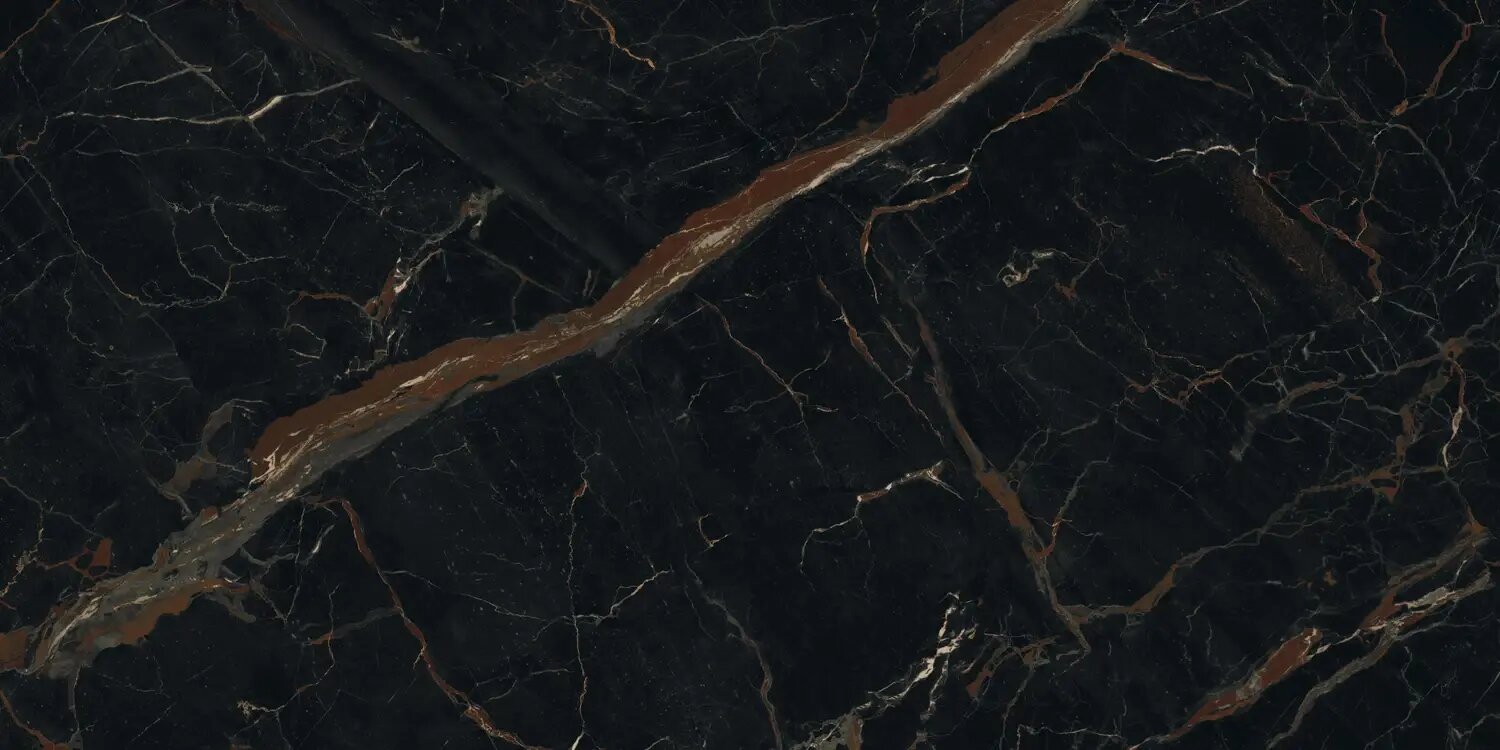 Керамогранит Atlas Concorde Russia Forte dei marmi 610015000660 60x120 Сатинированная Черный
