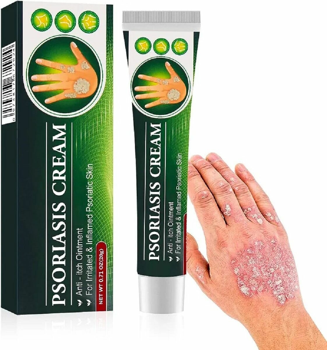 Крем Nellers, от зуда и воспалений, 20 г, для мужчин и женщин